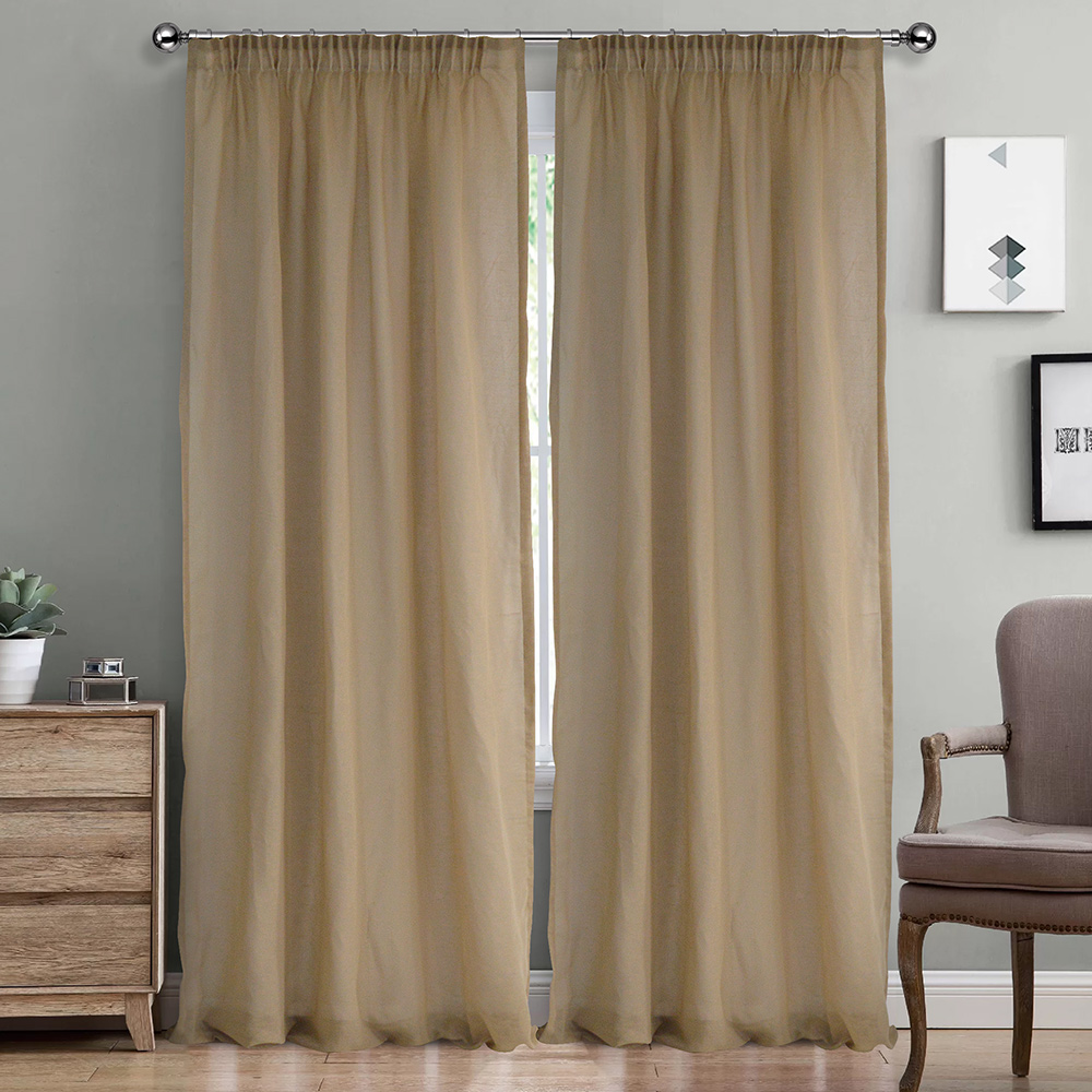 LINO ΚΟΥΡΤΙΝΑ LINE ΜΕ ΤΡΕΣΑ 106 CAMEL 145X295 - Tserepis.gr