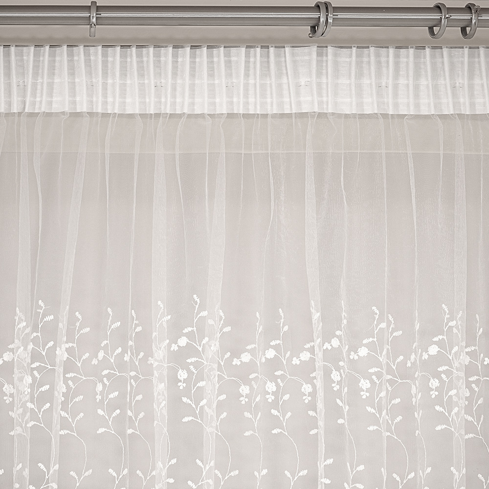 LINO ΚΟΥΡΤΙΝΑ ZENIO WHITE ΜΕ ΤΡΕΣΑ 280X300 - Tserepis.gr