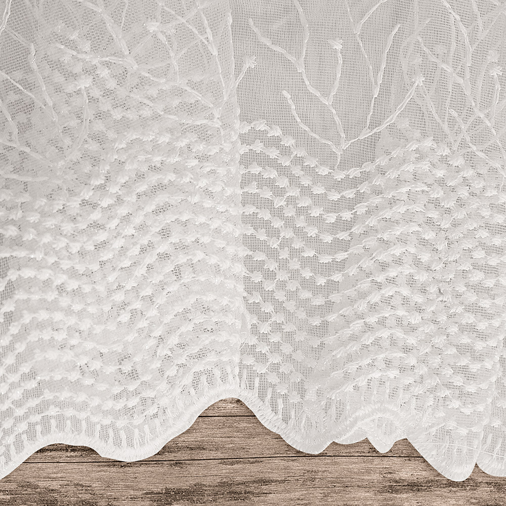 LINO ΚΟΥΡΤΙΝΑ BARIO WHITE ΜΕ ΤΡΕΣΑ 280X300 - Tserepis.gr