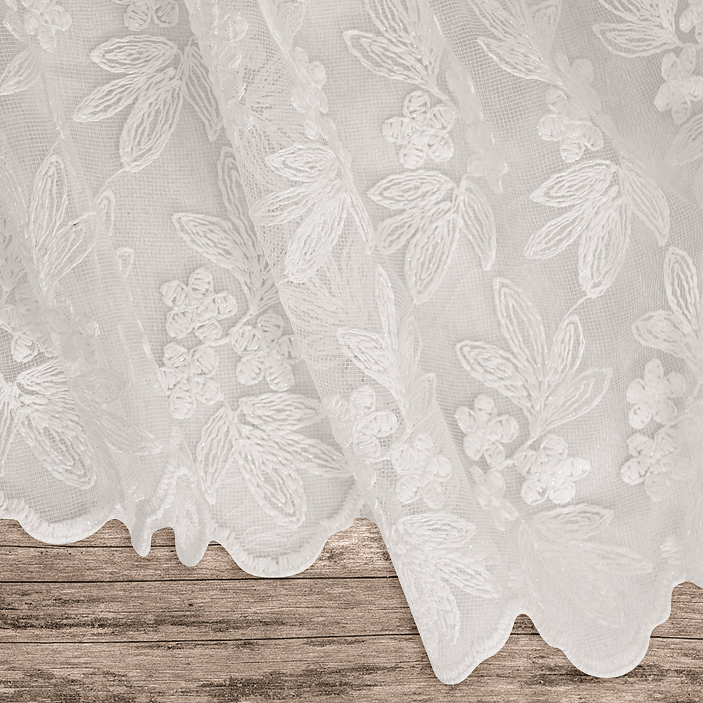 LINO ΚΟΥΡΤΙΝΑ RESIO WHITE ΜΕ ΤΡΕΣΑ 280X300 - Tserepis.gr